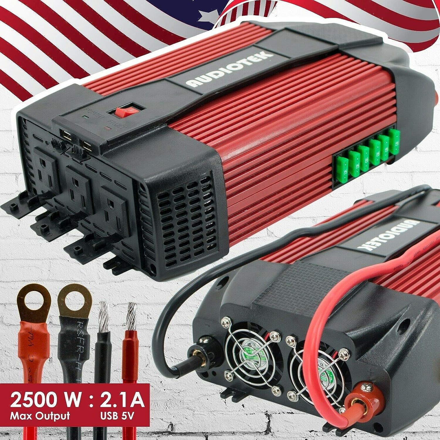Audiotek 2500W Power Inverter Review - PROS & CONS
