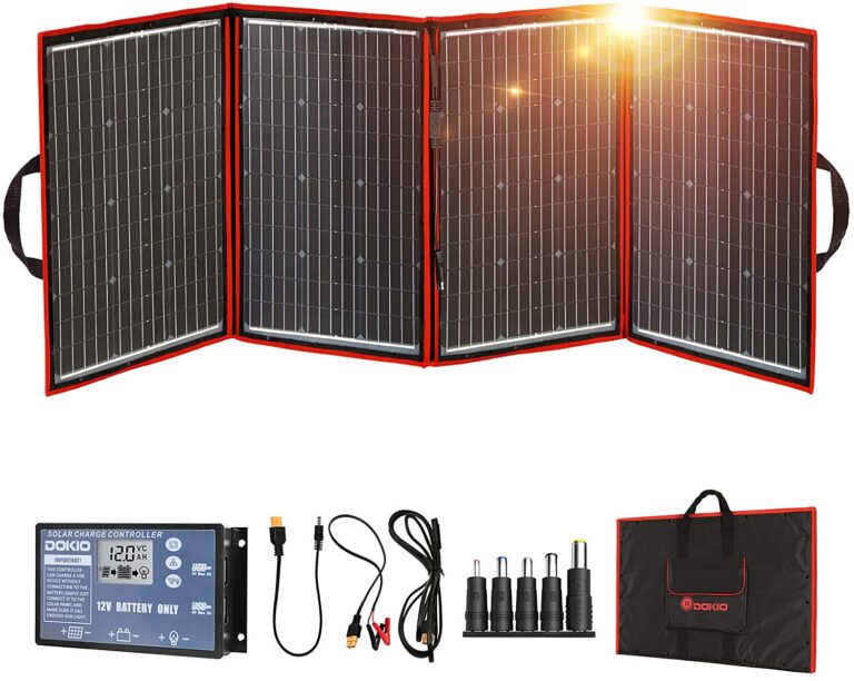 DOKIO 220W Solar Panel Review - 18V Portable & Foldable Solar