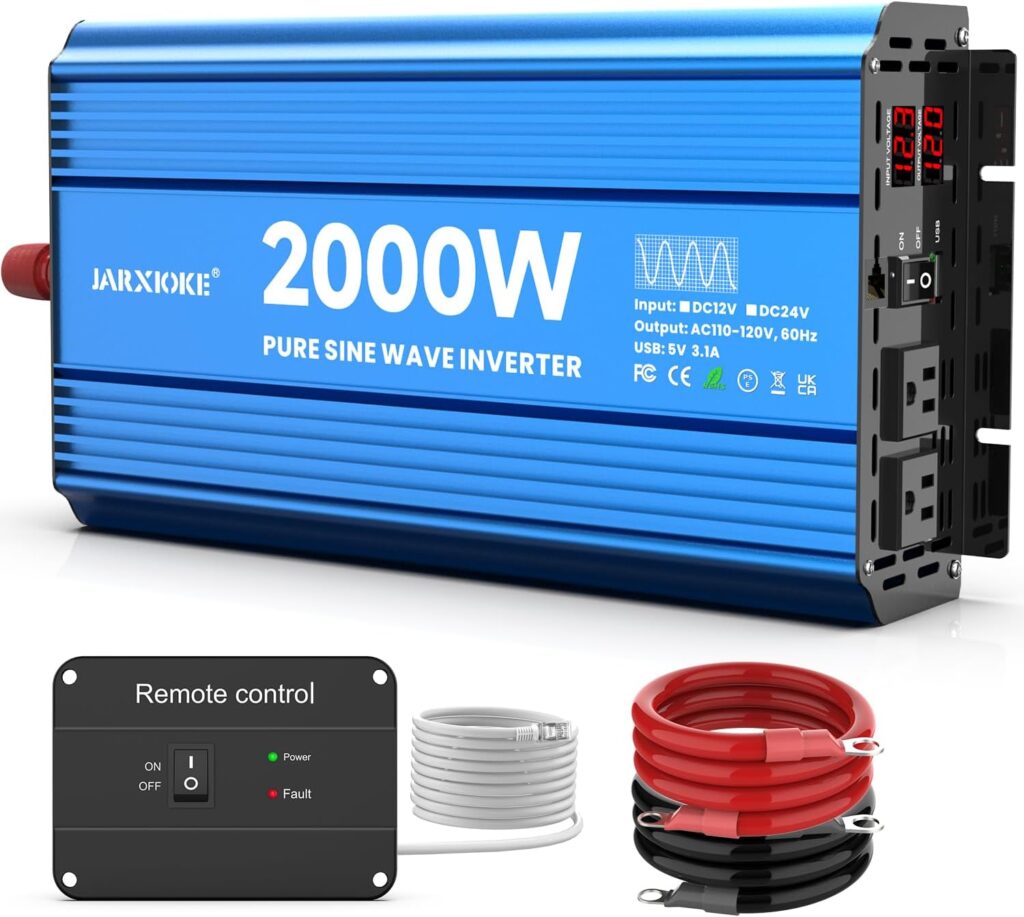 JARXIOKE 2000W Pure Sine Wave Inverter