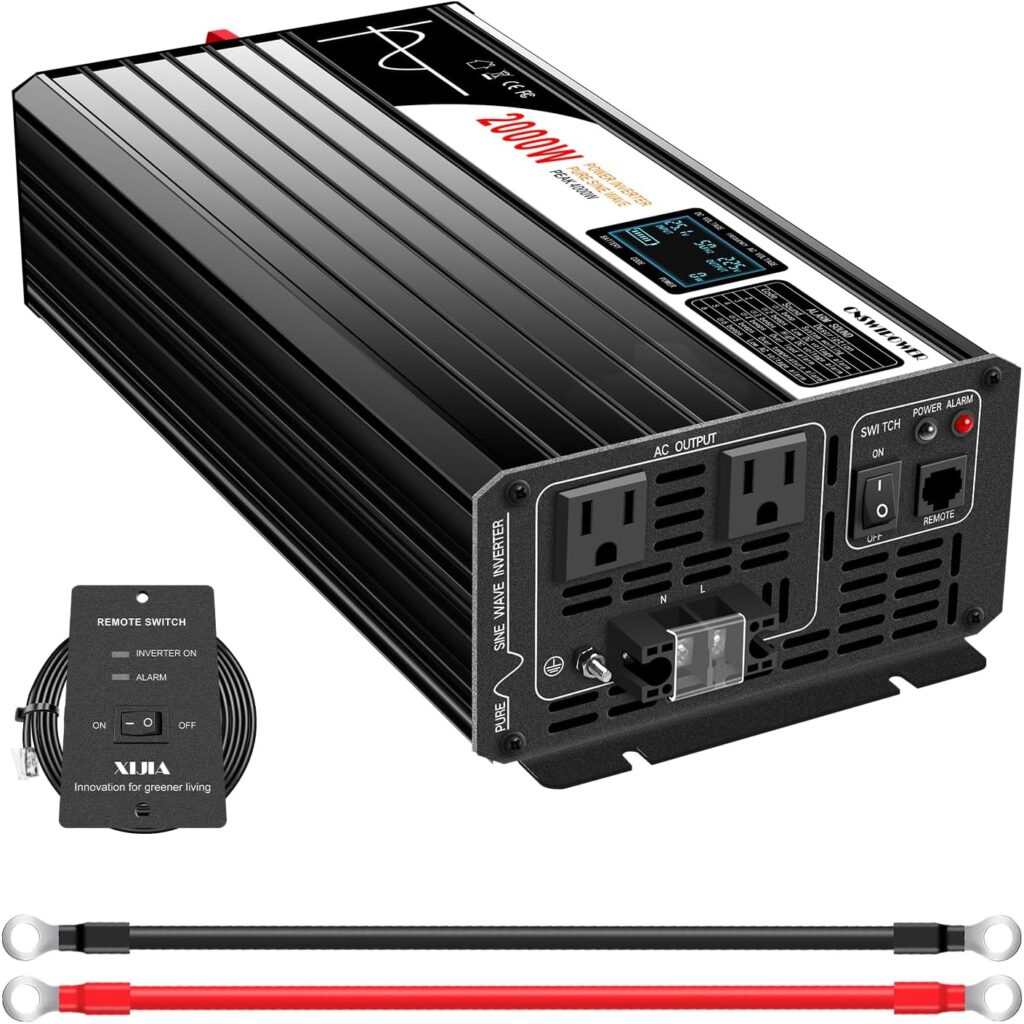 FLAMEZUM Pure Sine Wave Inverter Review - 2000W 12V Inverter
